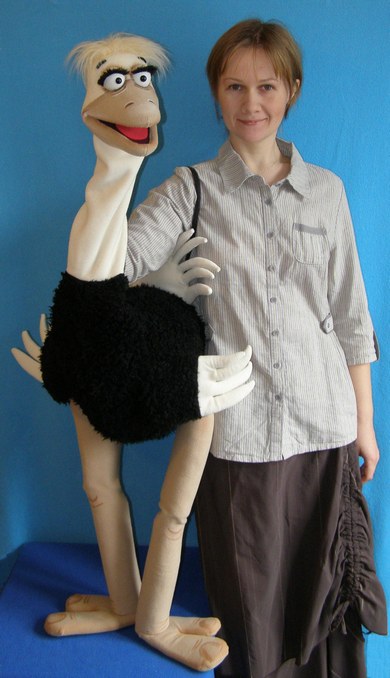Big Ostrich puppet, Puppet for sale