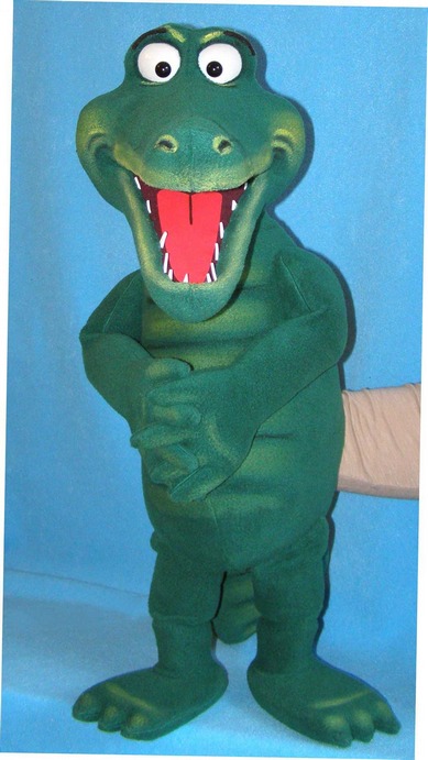 Alex the Alligator puppet. Pavlovs puppet. (for sale)