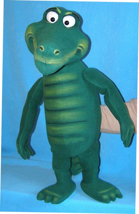 Alex the Alligator puppet. Pavlovs puppet. (for sale)