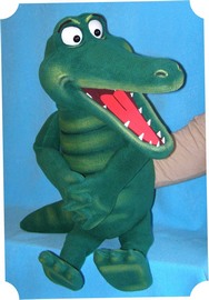 Alex the Alligator puppet. Pavlovs puppet. (for sale)