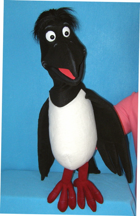 Lucie the Magpie puppet, Puppet for sale