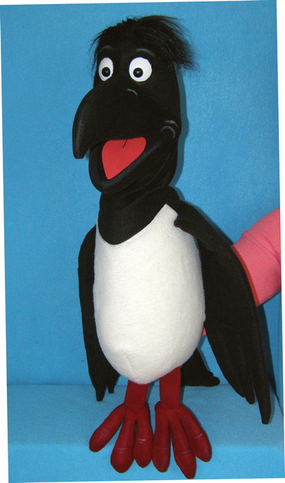Lucie the Magpie puppet, Puppet for sale