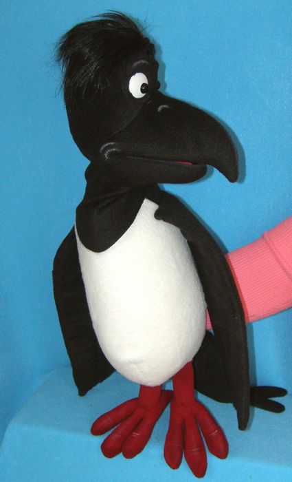 Lucie the Magpie puppet, Puppet for sale