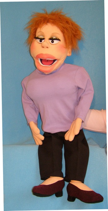Tina, woman puppet. Puppet for sale